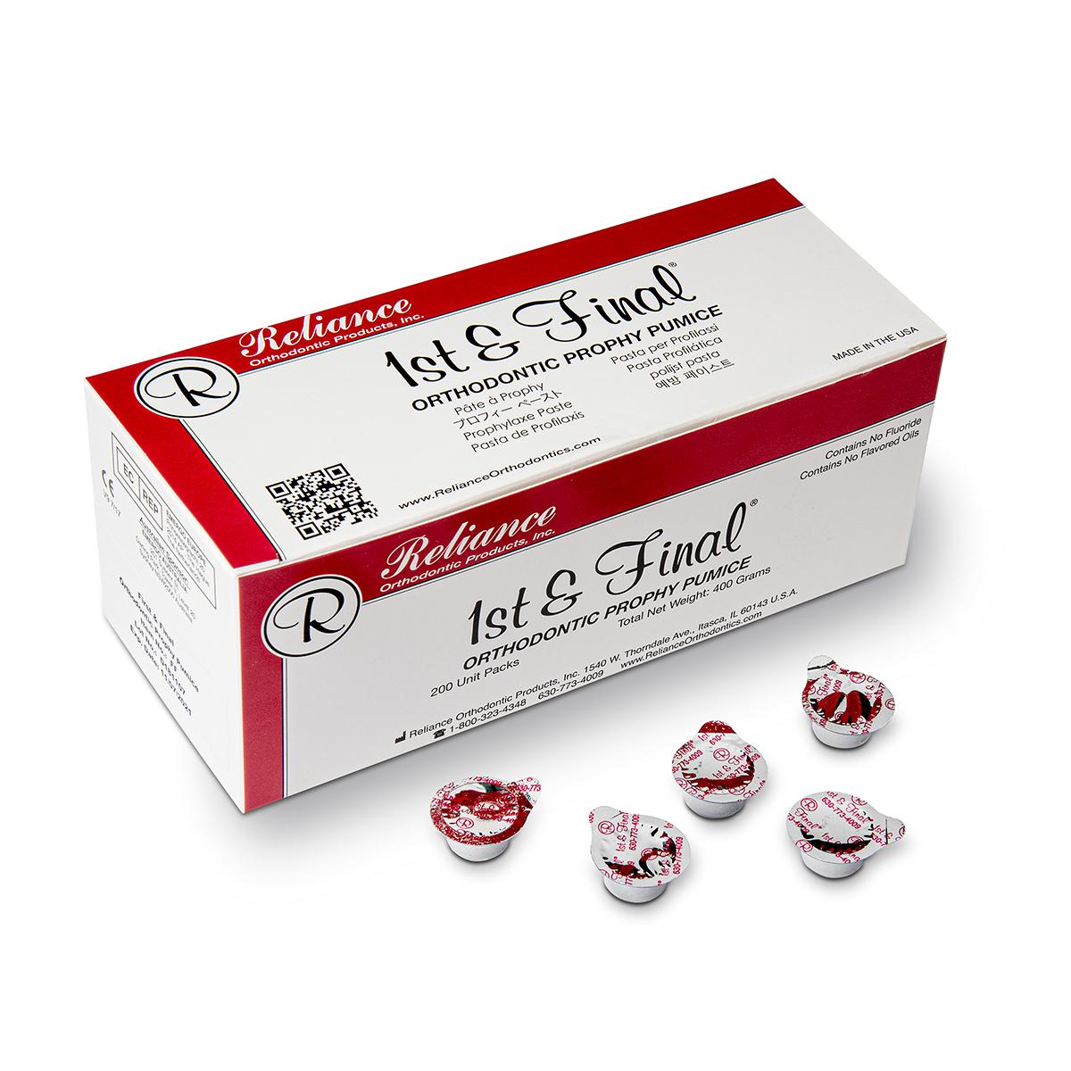 1st and Final | Reliance Orthodontic Products